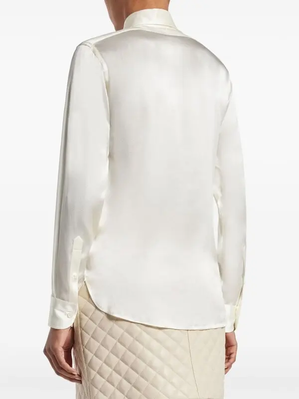 TOM FORD Pleated Silk Shirt