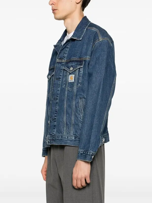 Carhartt Work In Progress Helston Denim Jacket - Blue