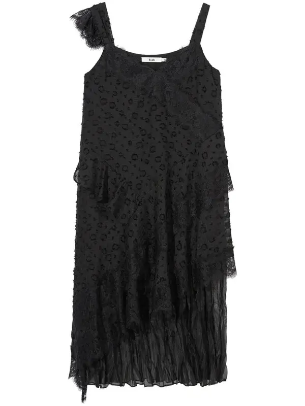 B+AB Lace-trimmed Midi Dress