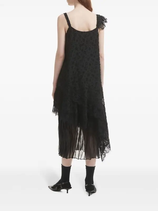 B+AB Lace-trimmed Midi Dress