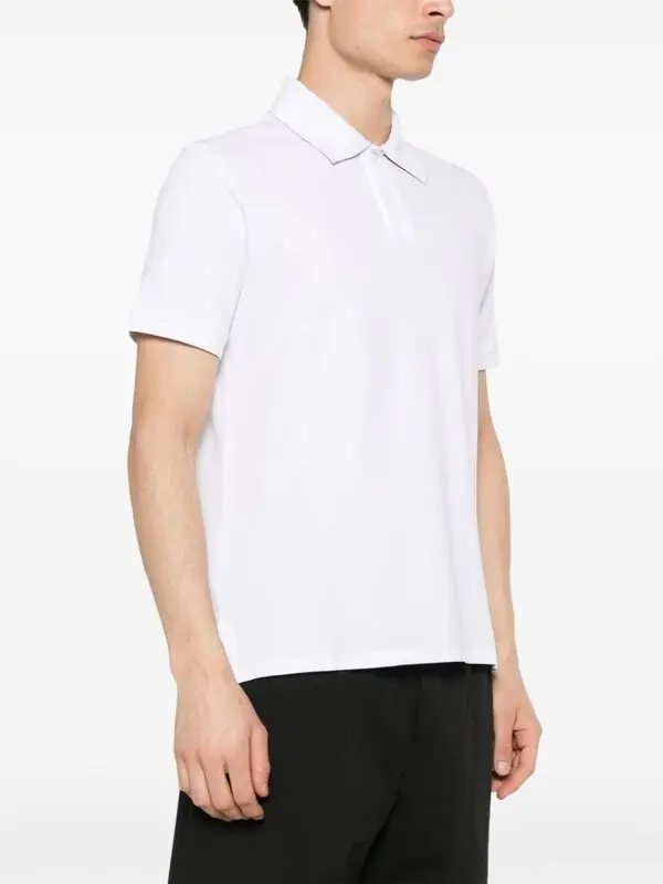Just Cavalli Piqué-weave Polo Shirt - White