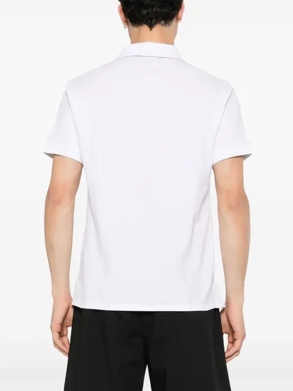 Just Cavalli Piqué-weave Polo Shirt - White