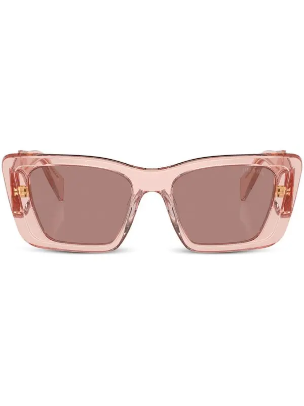 Prada Pr 08ys Oversized Sunglasses - Pink