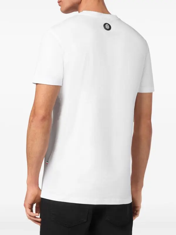 BILLIONAIRE Logo-embroidered Cotton T-shirt