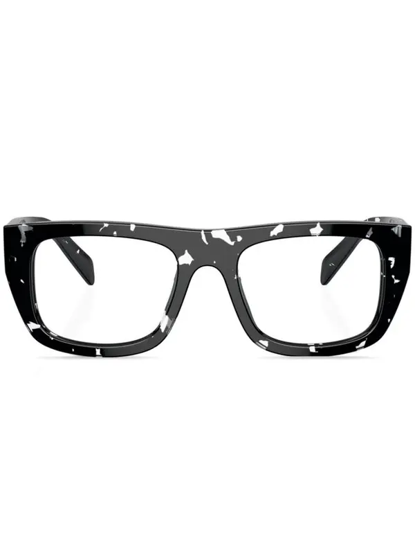 Prada Rectangle-frame Glasses - Black