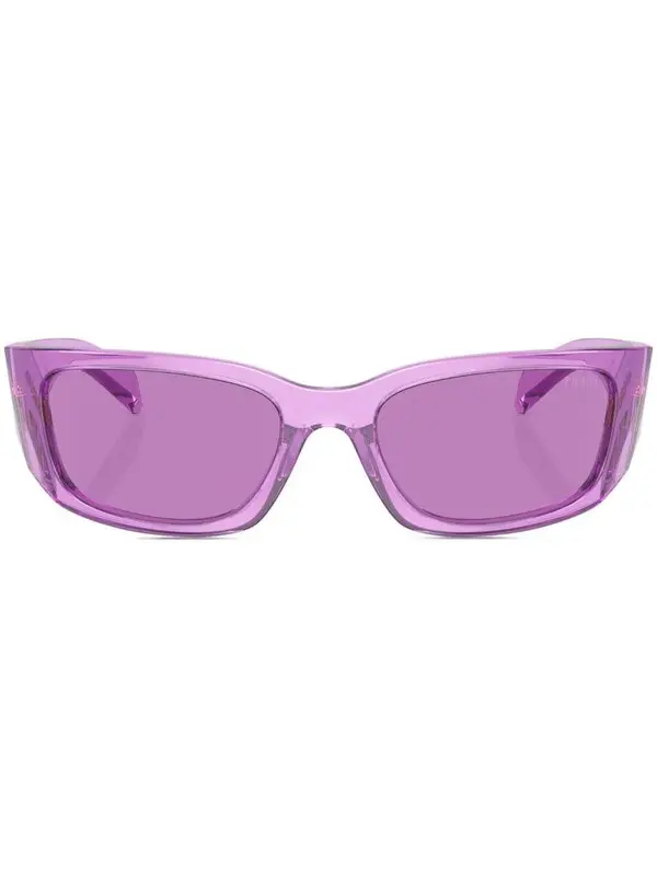 Prada Oval Frame Sunglasses - Pink