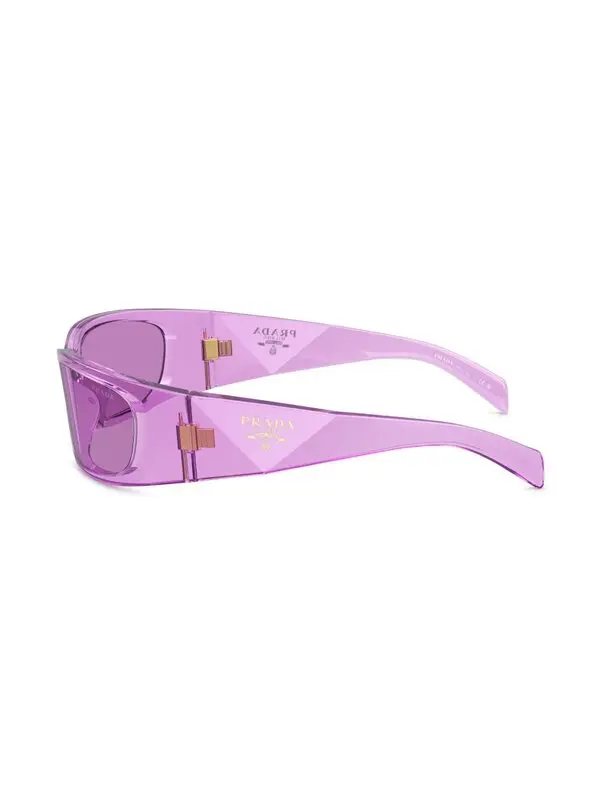 Prada Oval Frame Sunglasses - Pink