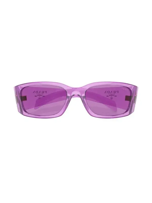 Prada Oval Frame Sunglasses - Pink