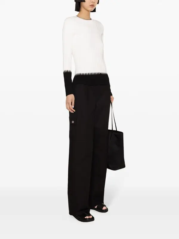 BOSS Fedrina Ribbed-knit Top