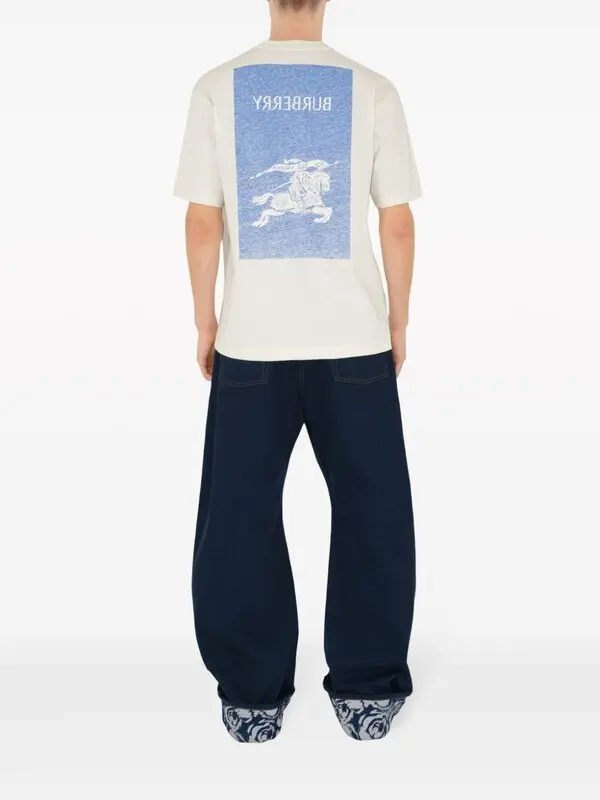 Burberry Equestrian Knight Cotton T-shirt