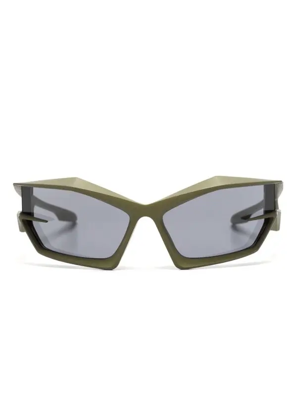 Givenchy Cut Shield Sunglasses - Green