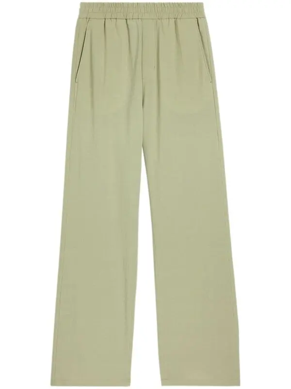 AMI Paris De Coeur Cotton Trousers - Green