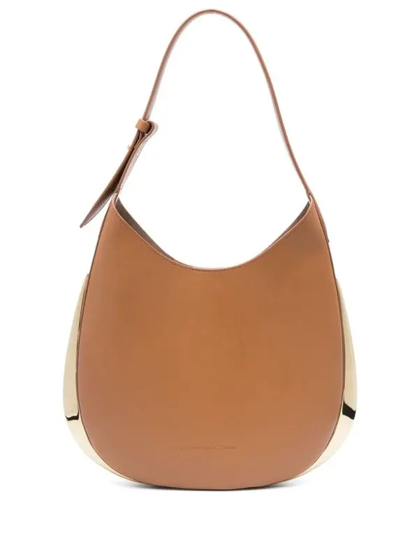 Benedetta Bruzziches Amalia Leather Shoulder Bag - Neutrals