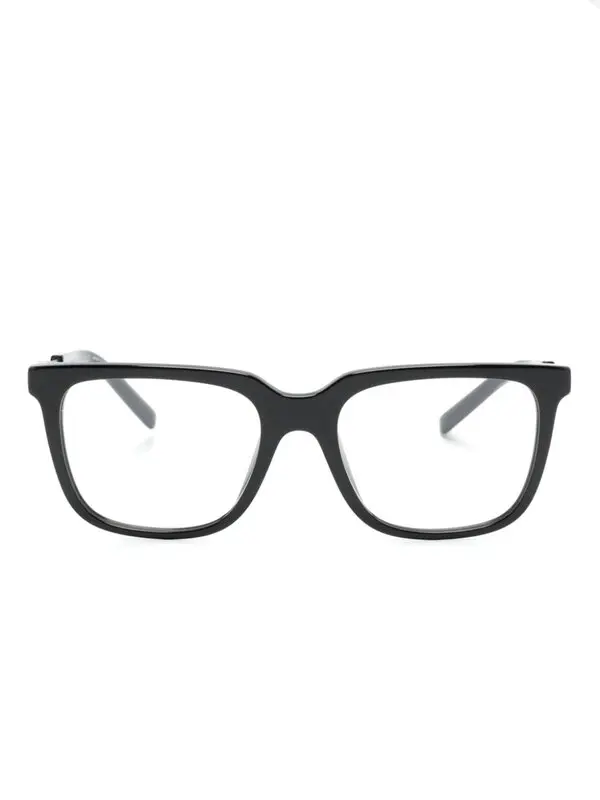 Giorgio Armani Wayfarer Frame Eyeglasses - Black