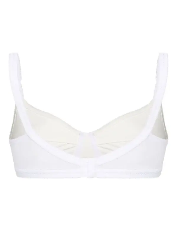 N°21 Scalloped-edges Bra - White