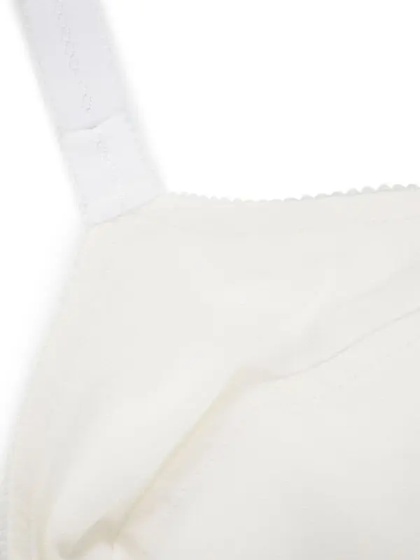 N°21 Scalloped-edges Bra - White
