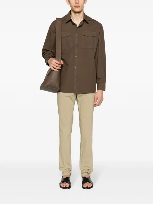 PT TORINO Mid-rise Slim-fit Trousers