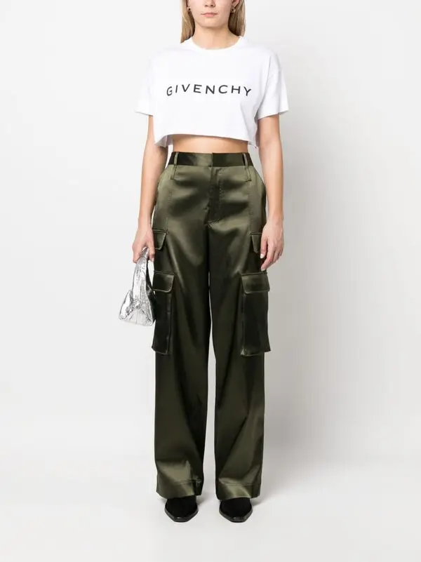 Givenchy Logo-print Cropped T-shirt