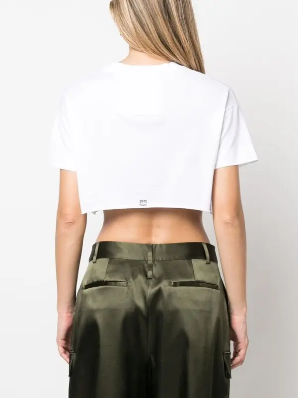 Givenchy Logo-print Cropped T-shirt