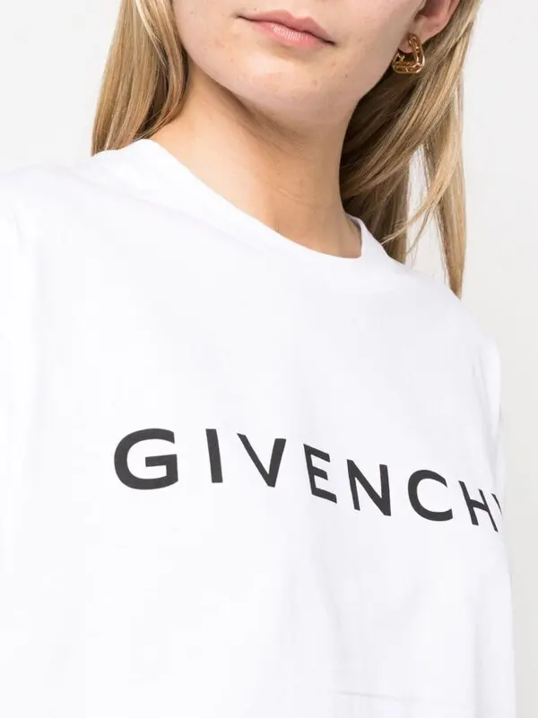 Givenchy Logo-print Cropped T-shirt
