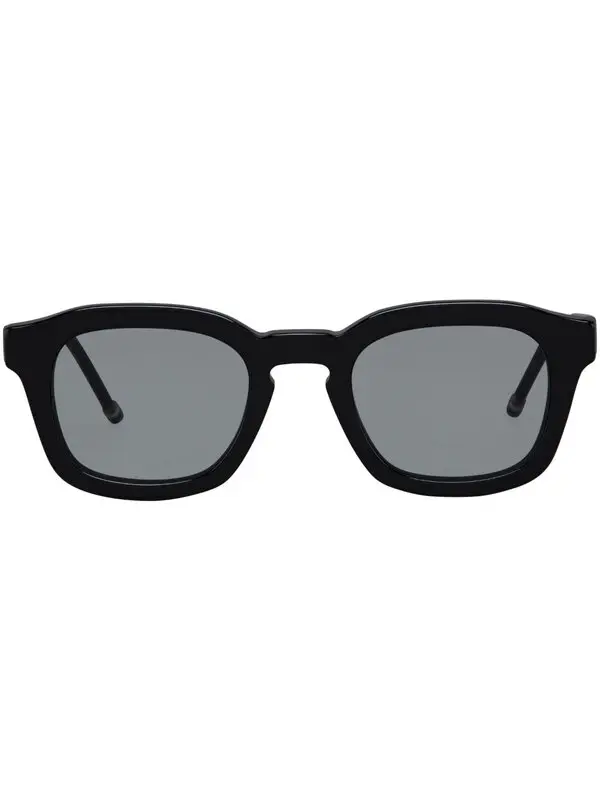Thom Browne Round-frame Tinted Sunglasses - Black