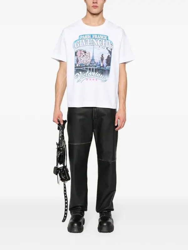 Givenchy World Tour Boxy Fit T-shirt In Cotton