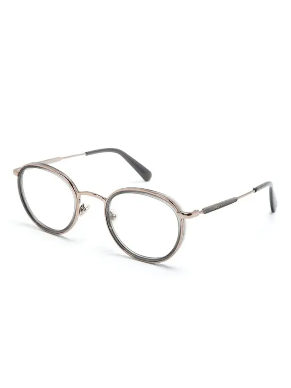 Moncler Oval Eyeglasses - Black