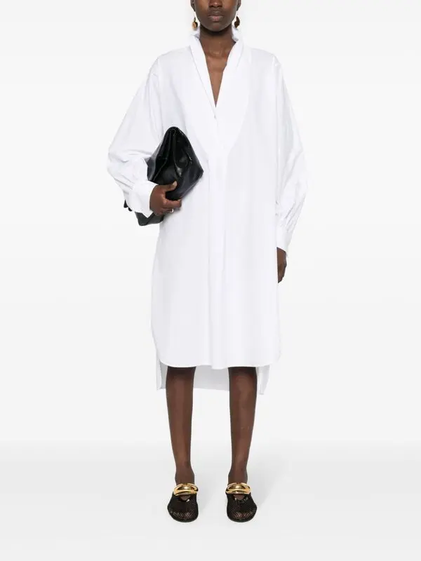 THE ROW Elinor Cotton Shirt Dress
