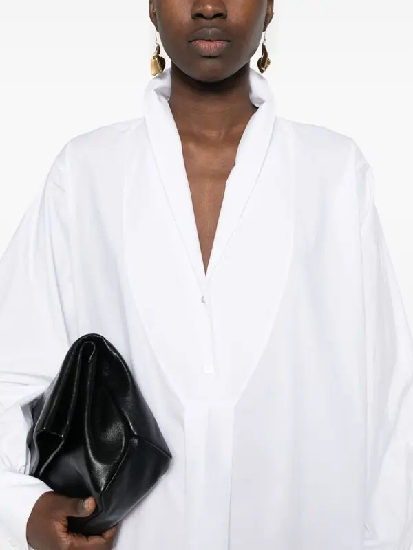 THE ROW Elinor Cotton Shirt Dress