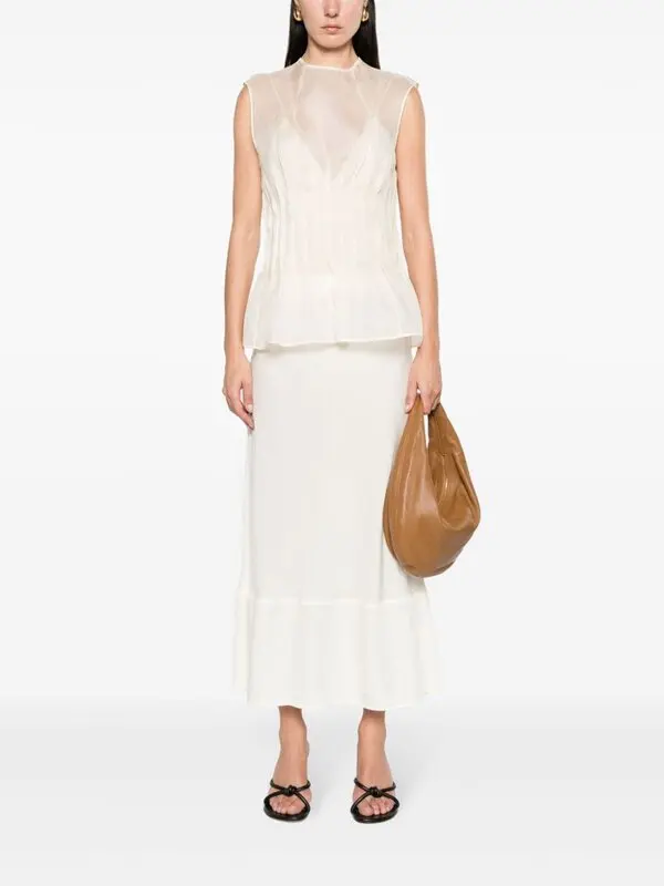 Khaite Westin Semi-sheer Blouse
