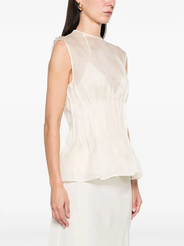 Khaite Westin Semi-sheer Blouse