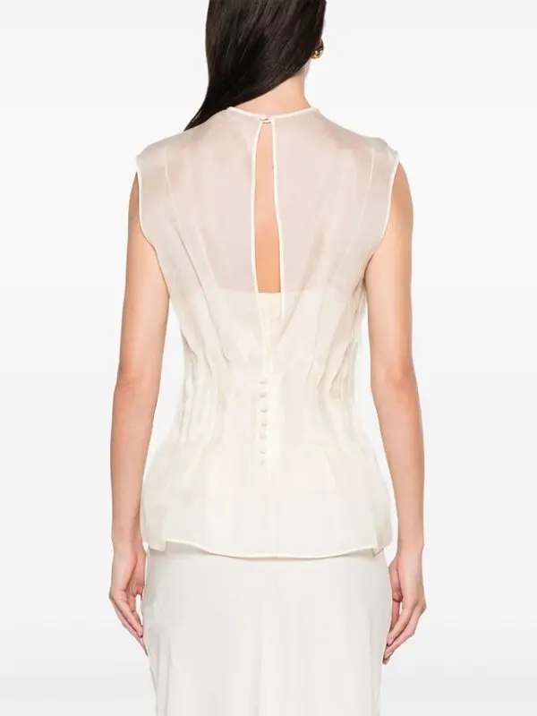 Khaite Westin Semi-sheer Blouse