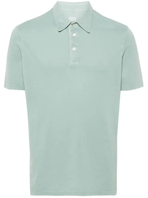 Fedeli Piqué-weave Polo Shirt - Green
