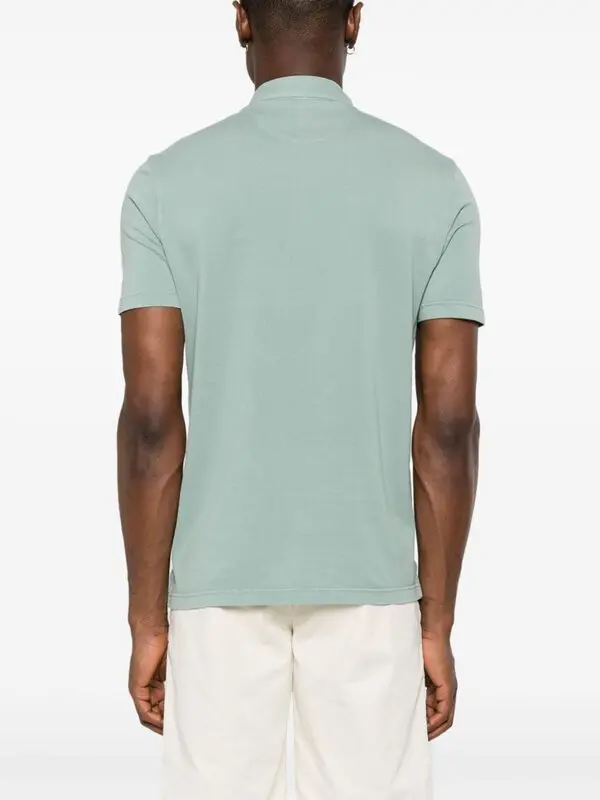 Fedeli Piqué-weave Polo Shirt - Green