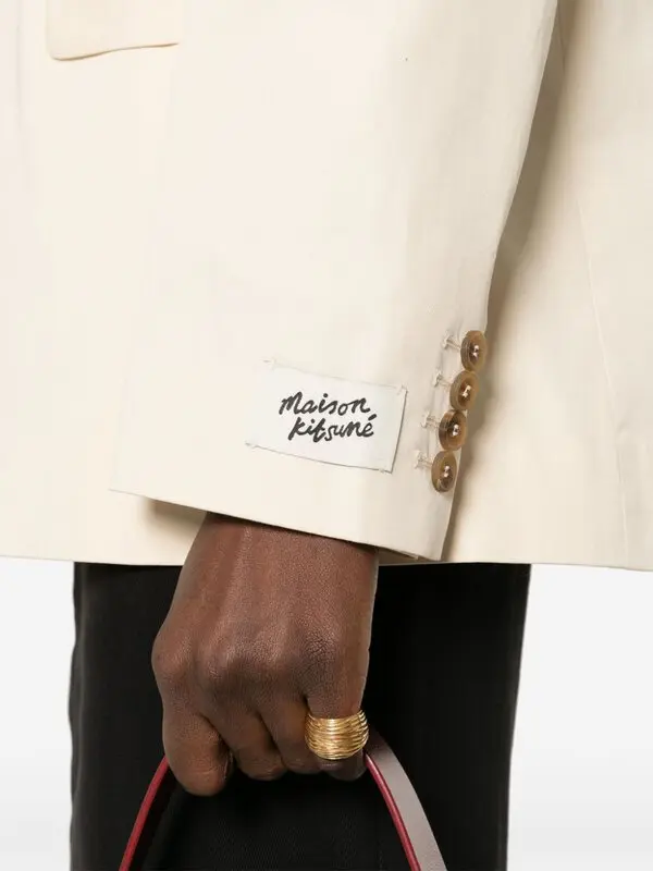 Maison Kitsuné Tailored Cotton Blazer