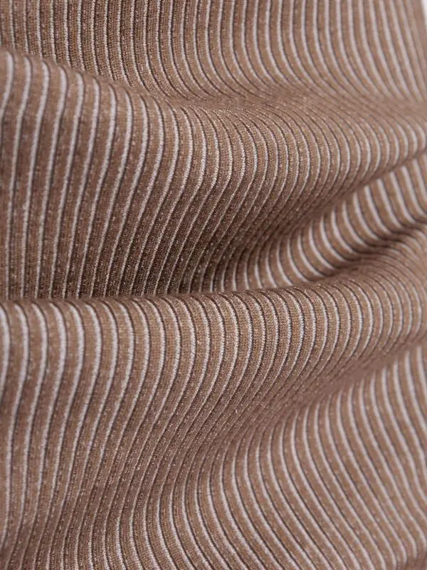 Fendi Rib-knit Wool Pencil Skirt
