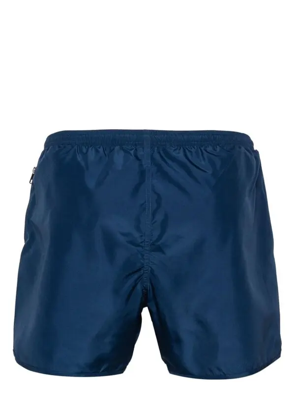 Neil Barrett Logo-tag Swim Shorts - Blue