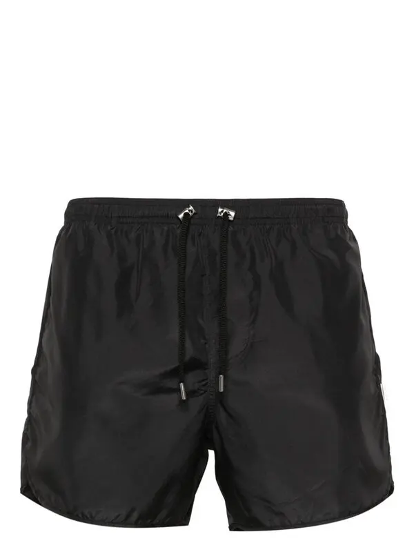 Neil Barrett Logo-tag Swim Shorts - Black