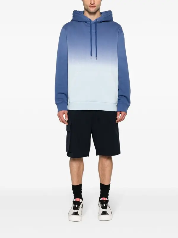 LANVIN Gradient-effect Cotton Hoodie