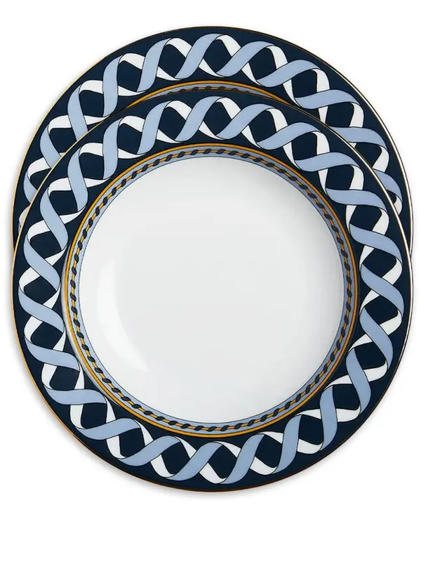 La DoubleJ Odysseus Soup Plates - Blue