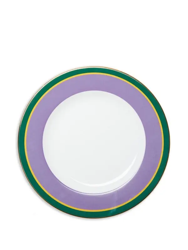 La DoubleJ Rainbow Dinner Plates - Purple