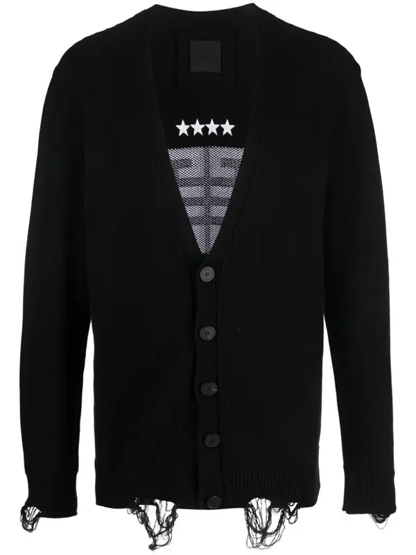 Givenchy 4g-motif Cotton Jumper - Black