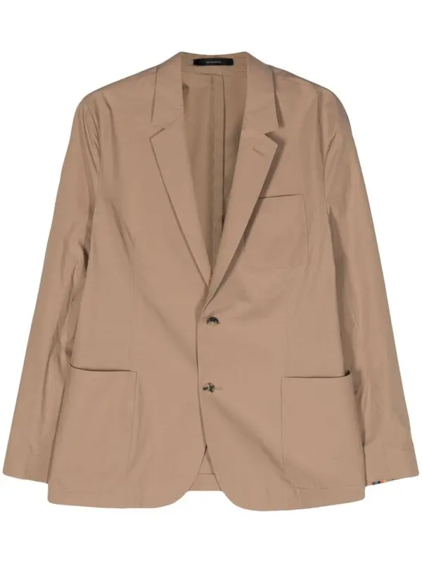 Paul Smith Single-breasted Cotton Blazer