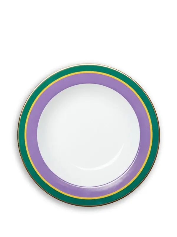 La DoubleJ Rainbow Soup Plates - Purple