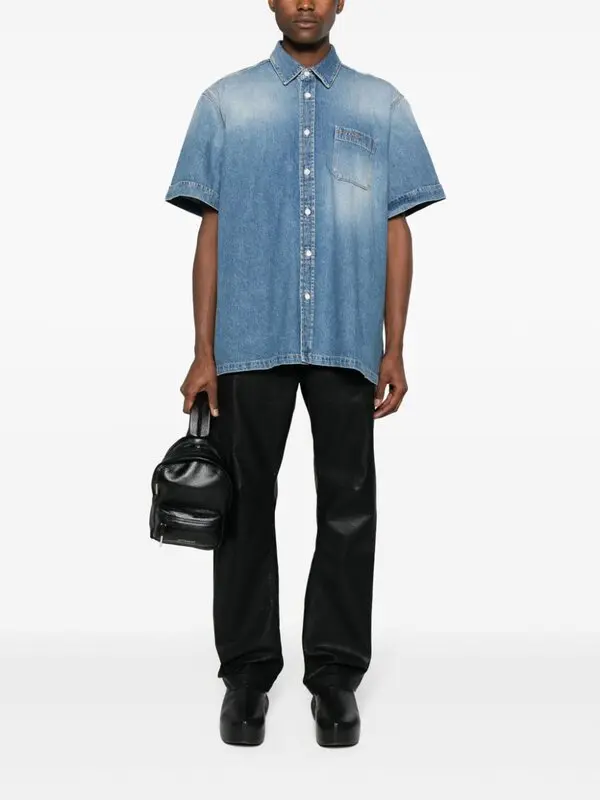 Givenchy Classic-collar Denim Shirt