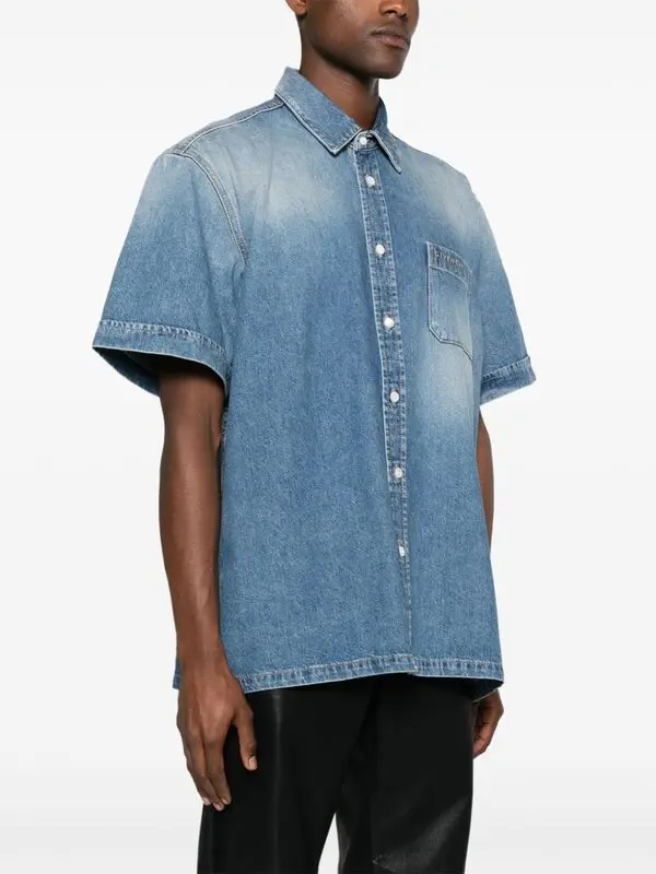 Givenchy Classic-collar Denim Shirt