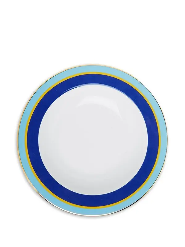 La DoubleJ Rainbow Soup Plates - Blue