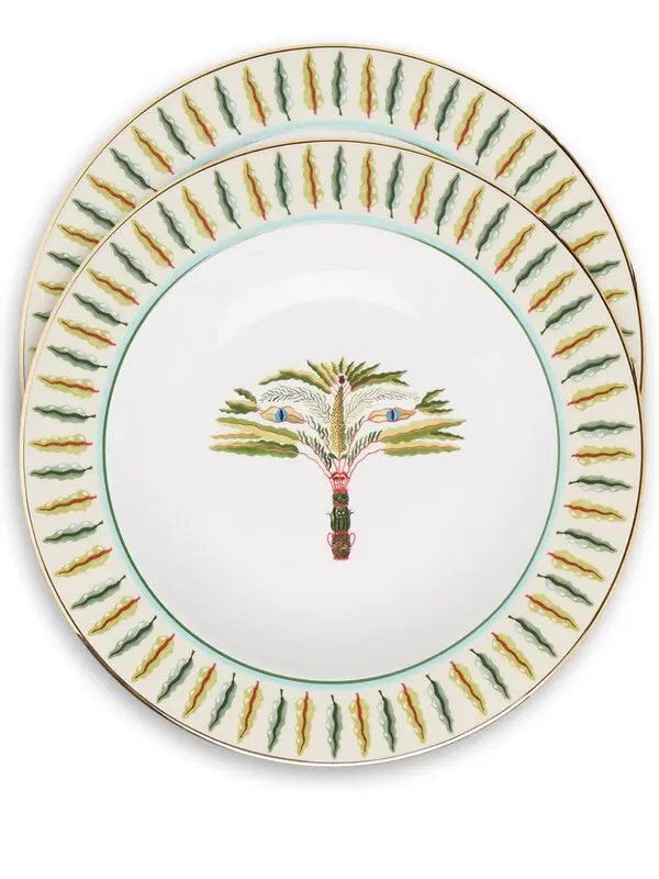 La DoubleJ Eden Soup Plates - Yellow