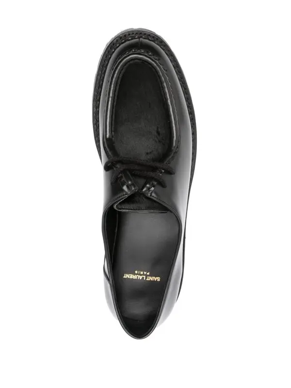 Saint Laurent Cruise Leather Oxford Shoes