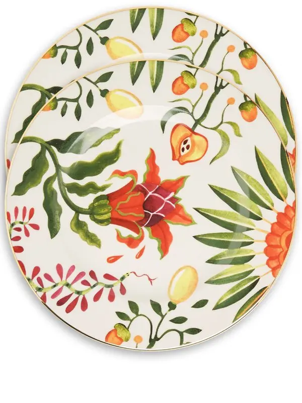 La DoubleJ Eden Dinner Plates - White